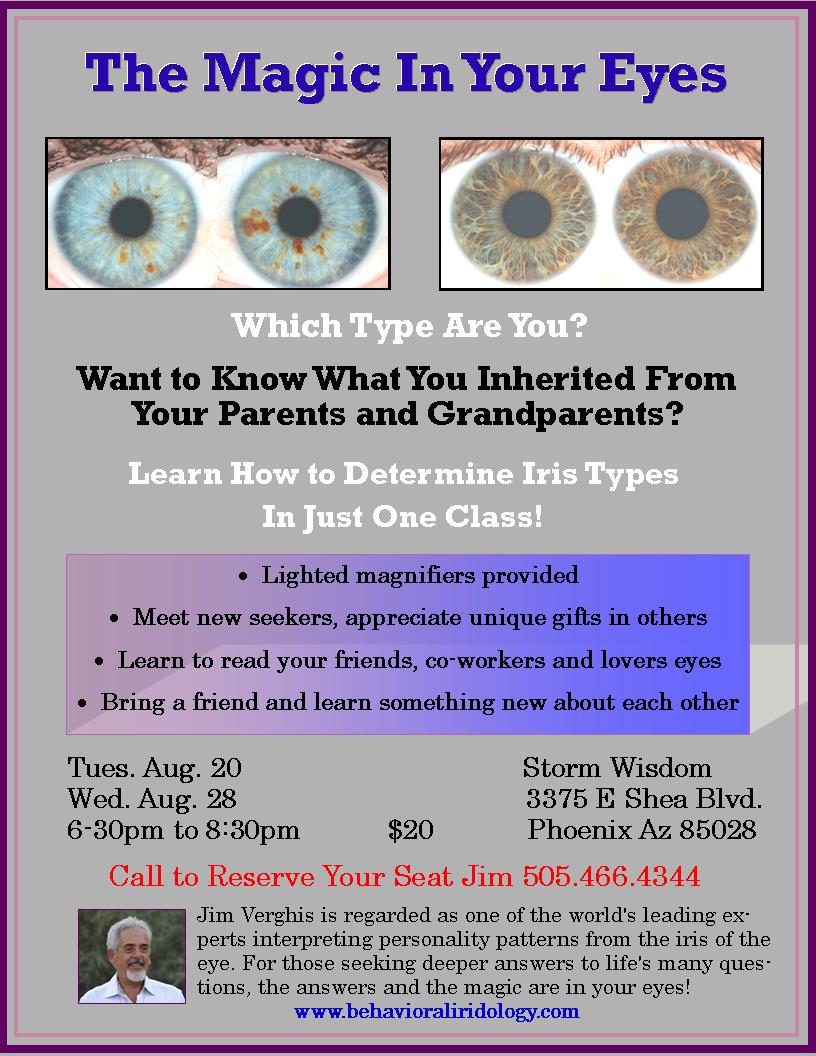 The Magic In Your Eyes – Behavioral Iridology